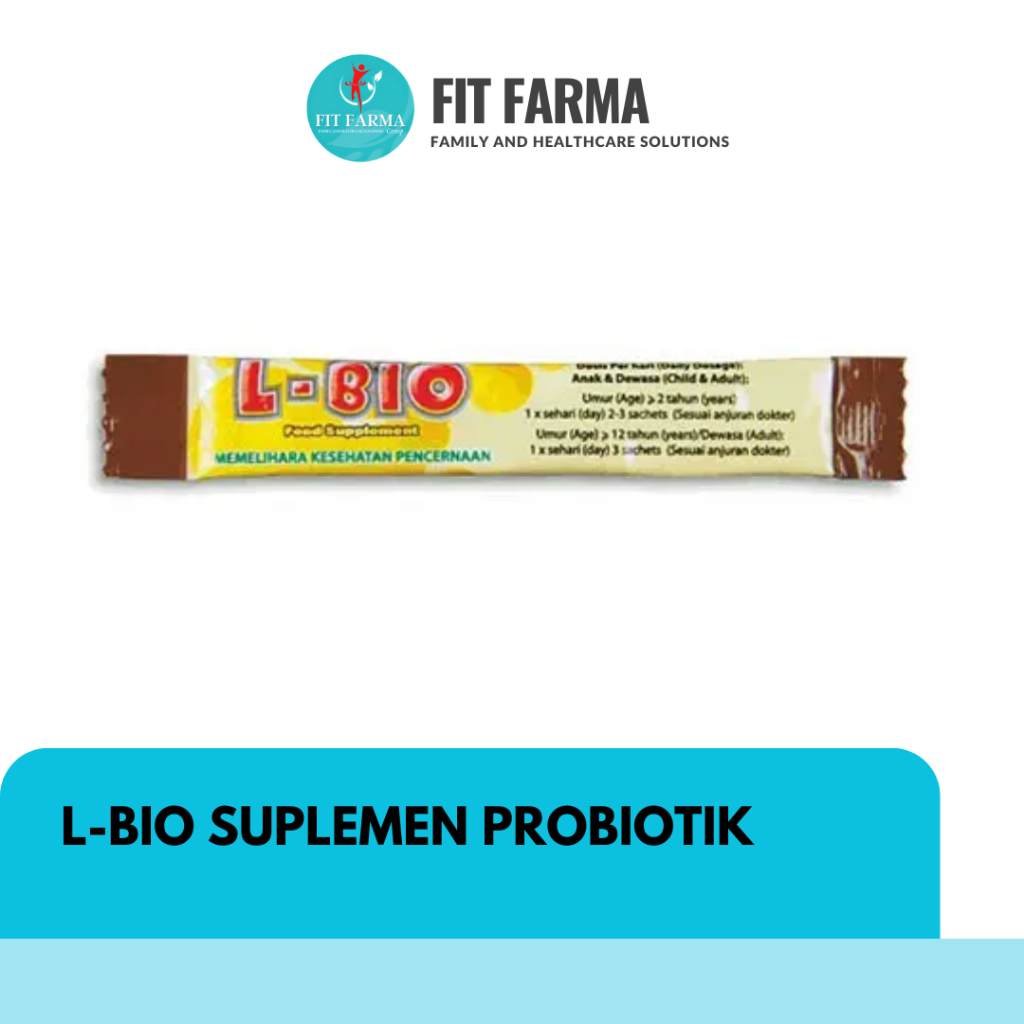 Jual L-BIO SUPLEMEN PROBIOTIK PER SACHET | Shopee Indonesia