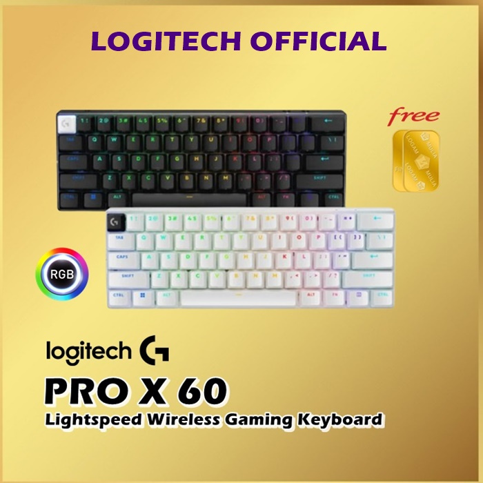 Jual Logitech G PRO X 60 LIGHTSPEED Wireless Gaming Keyboard GPRO X G ...