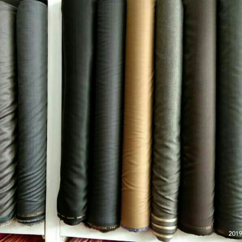 Jual Super wool Cashmere Bahan Mengkilap kain Jas Bahan kain celana ...