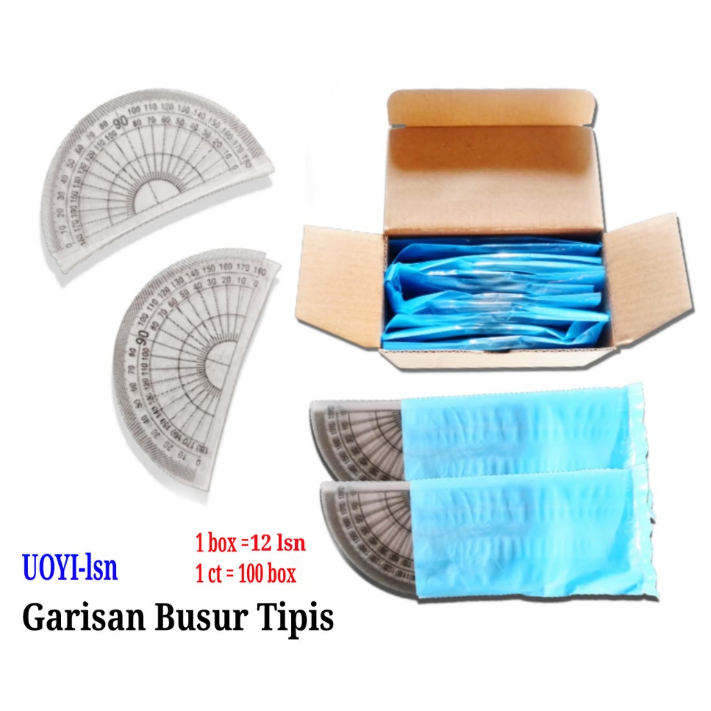 Jual Penggaris Busur Garisan Busur Derajat Tipis | Shopee Indonesia