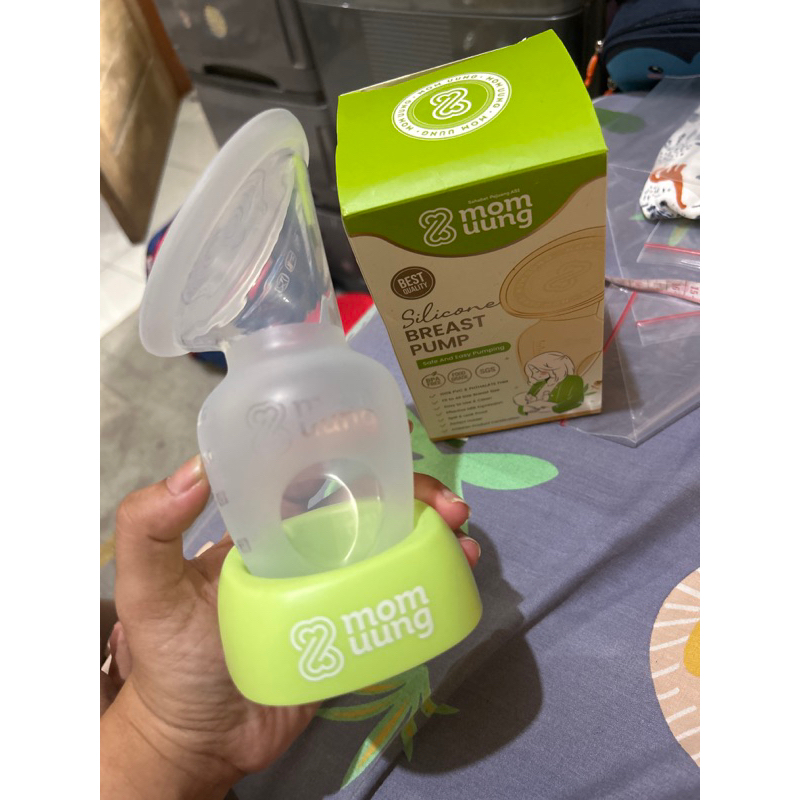 Jual pompa susu silicone breast pump mom uung | Shopee Indonesia