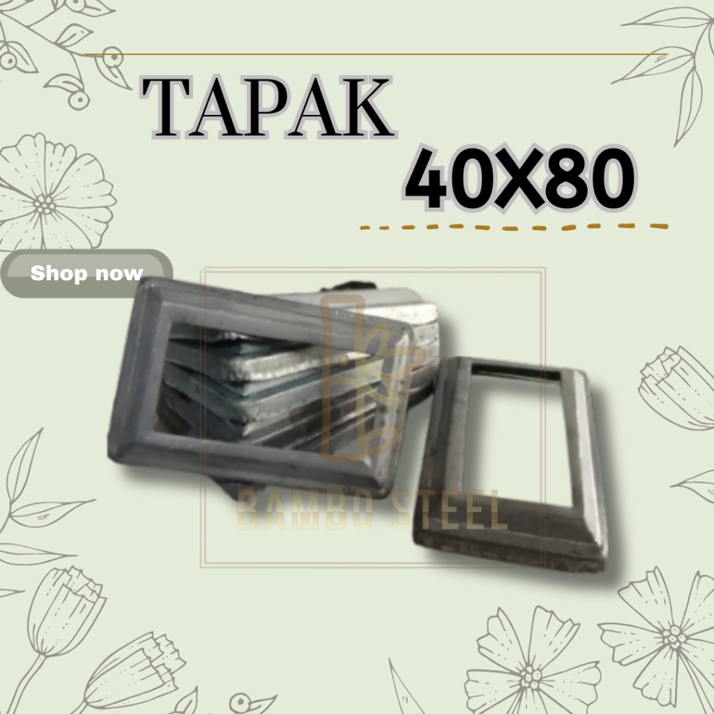Jual Ring Tapak Kaki Besi Hollow Holow Ring Cembung 50x50 Hollow ...