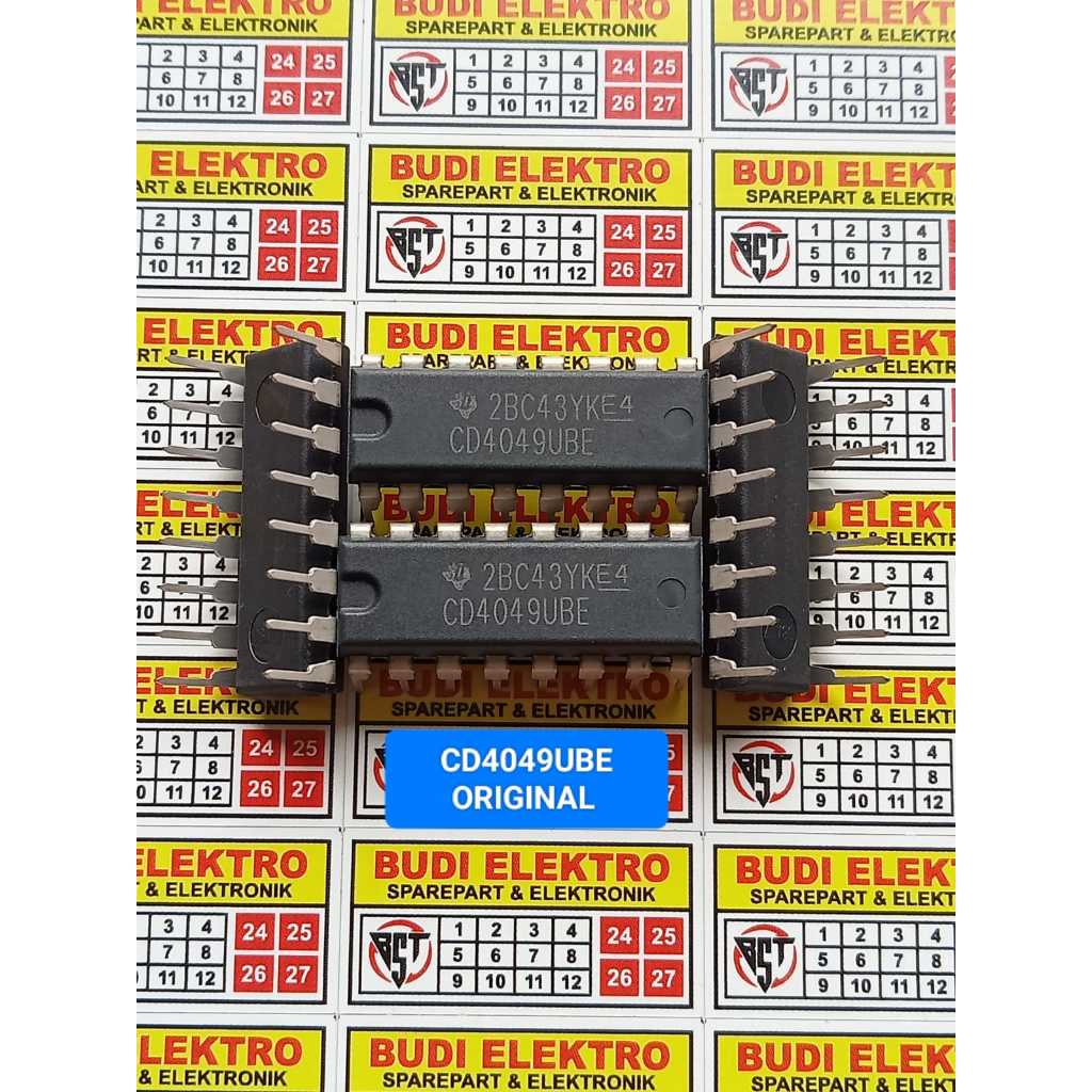 Jual CD4049 TEXAS ORIGINAL CD4049UBE | Shopee Indonesia
