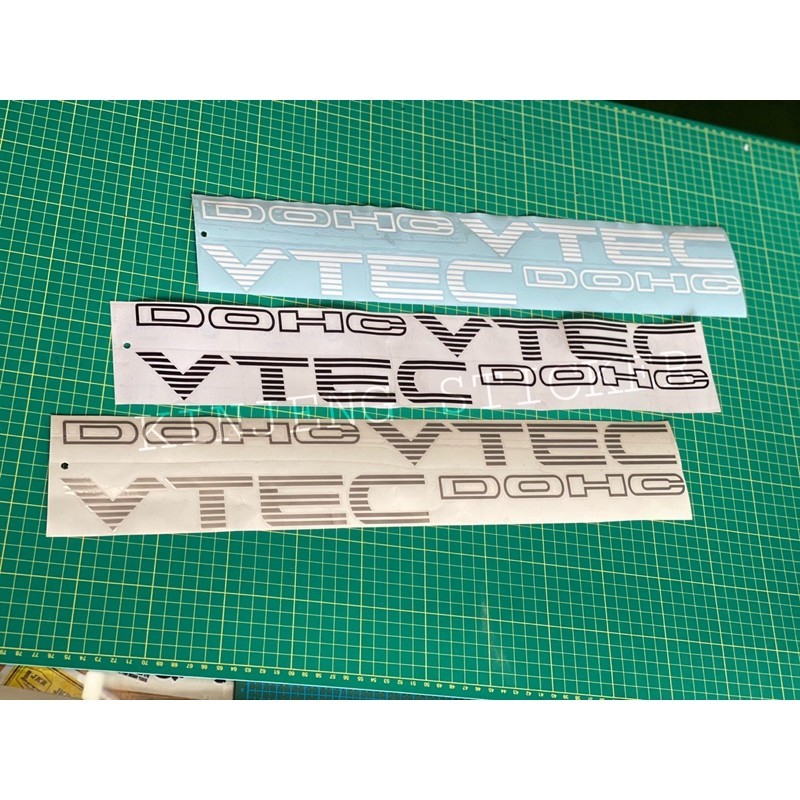 Jual Sticker DOHC VTEC honda civic dohc EG EK EF FD FB Jazz City Accord ...