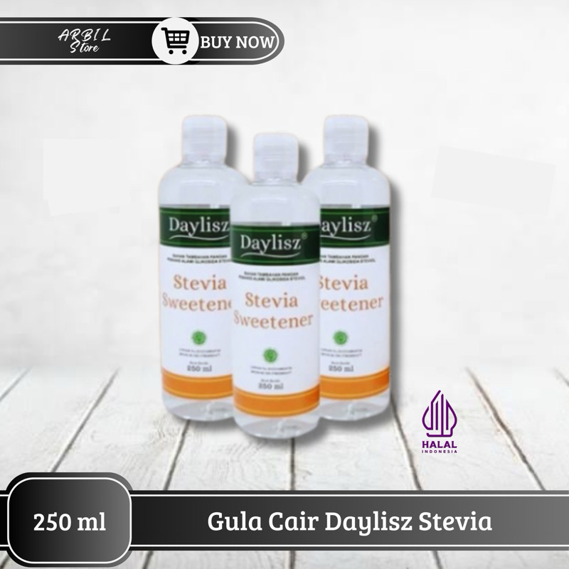 Jual Daylisz Stevia Original Gula Cair Sweetener Pemanis Alami 250 ml ...