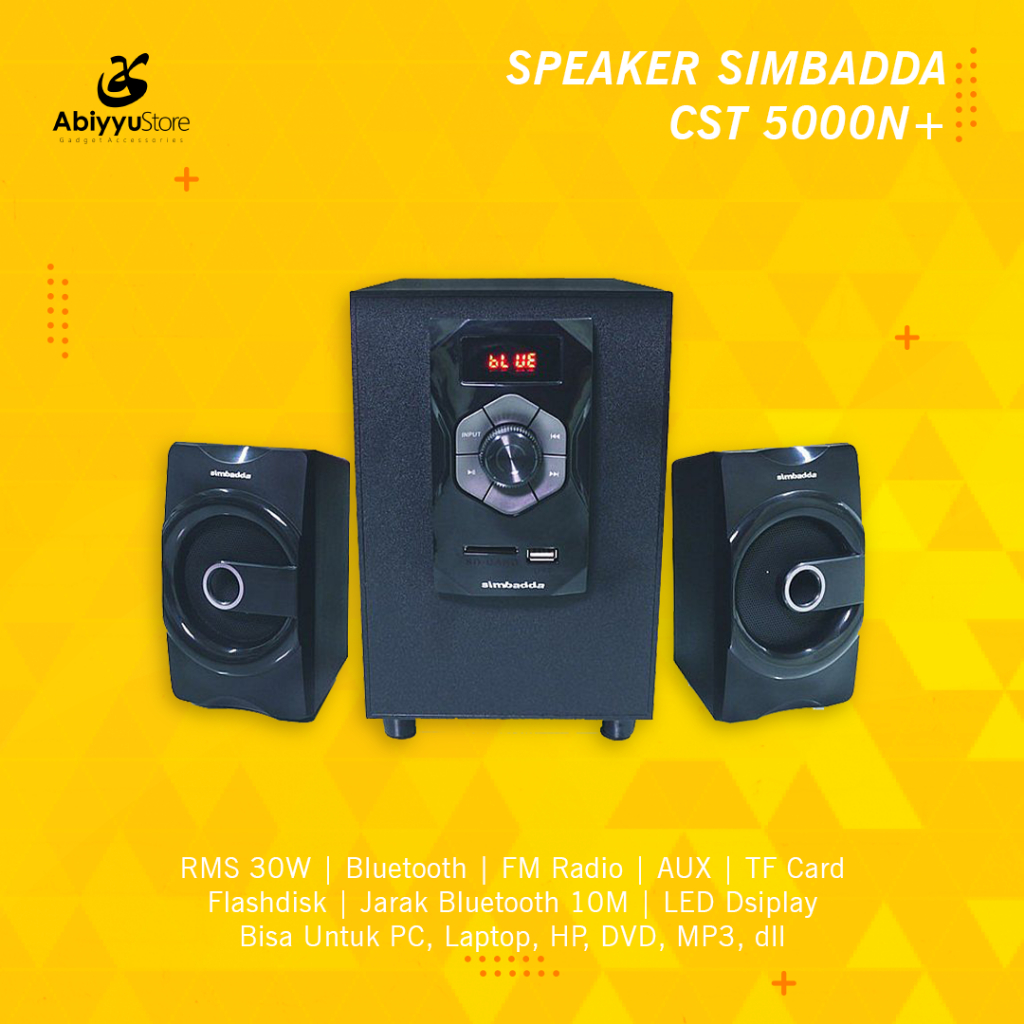Jual Speaker Bluetooth Simbadda CST 5000N+ Plus Wireless Speaker Aktif ...