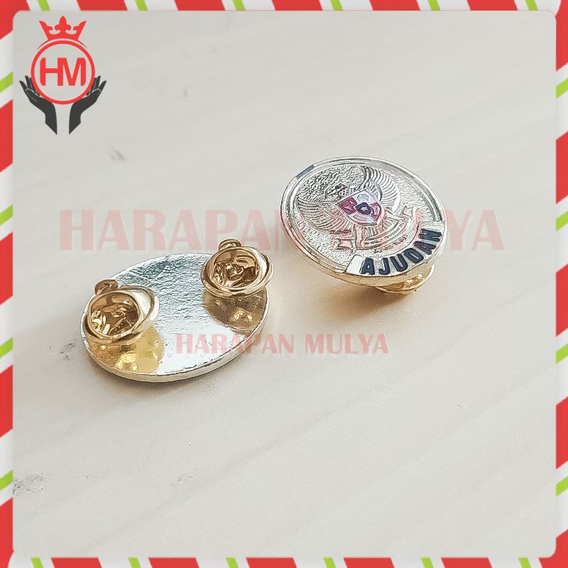 Jual Emblem Ajudan Garuda Oval Pin Bros Bross Logo Militer Emblem ...