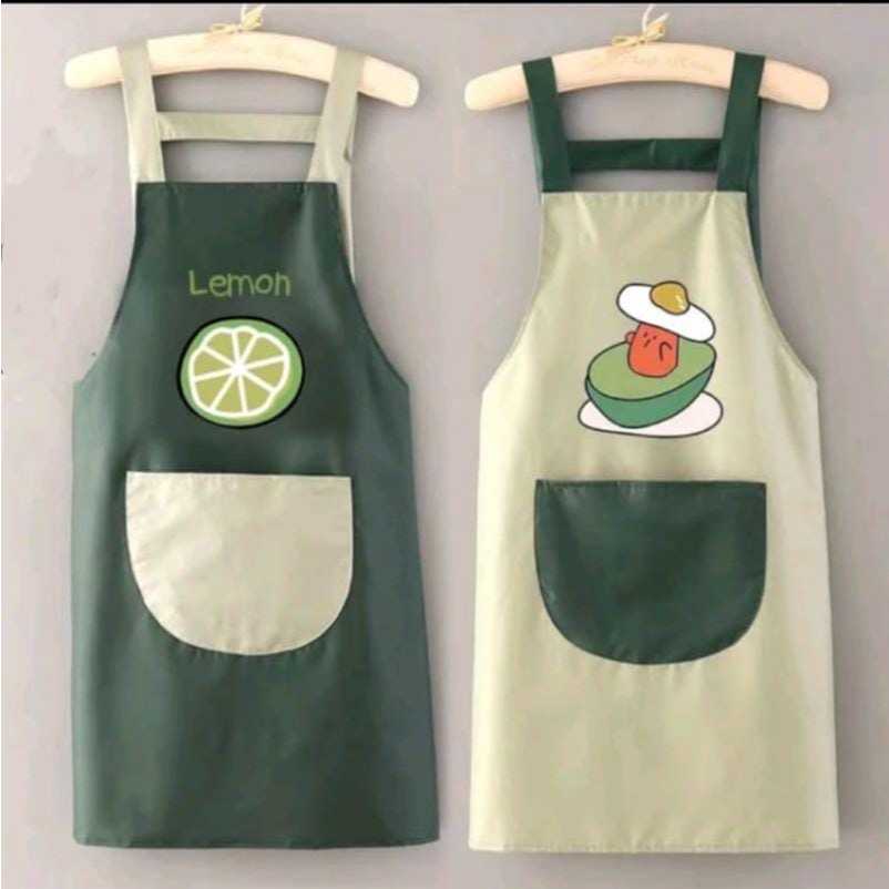 Jual Nexxio Apron Celemek Masak Celemek Anti Air / Apron Celemek ...