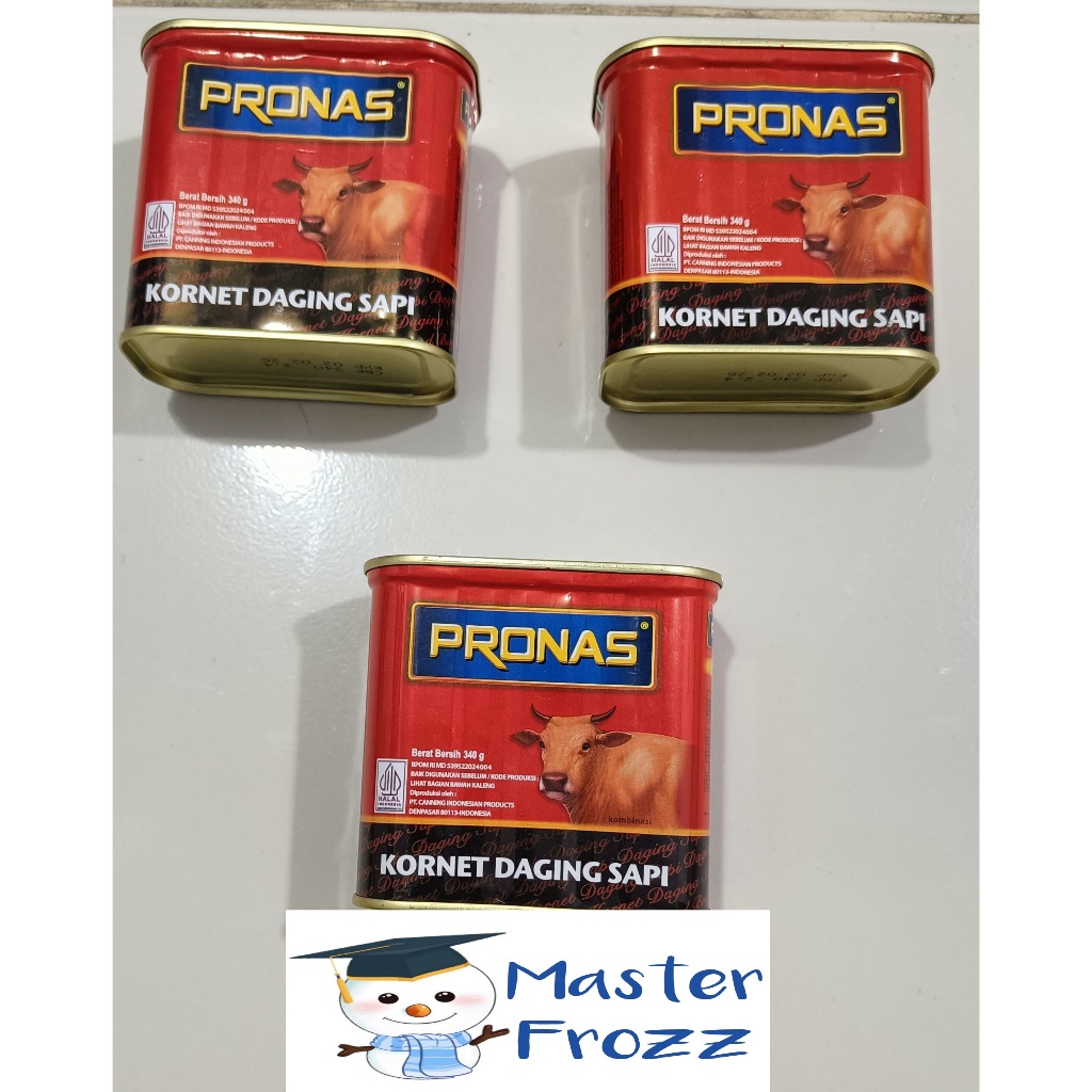 Jual Pronas Kornet Daging Sapi 340gr | Shopee Indonesia