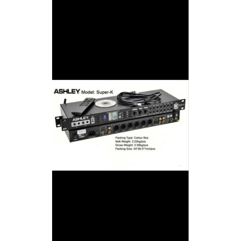 Jual Professional Digital Processor Karaoke Management Ashley Super-K ...