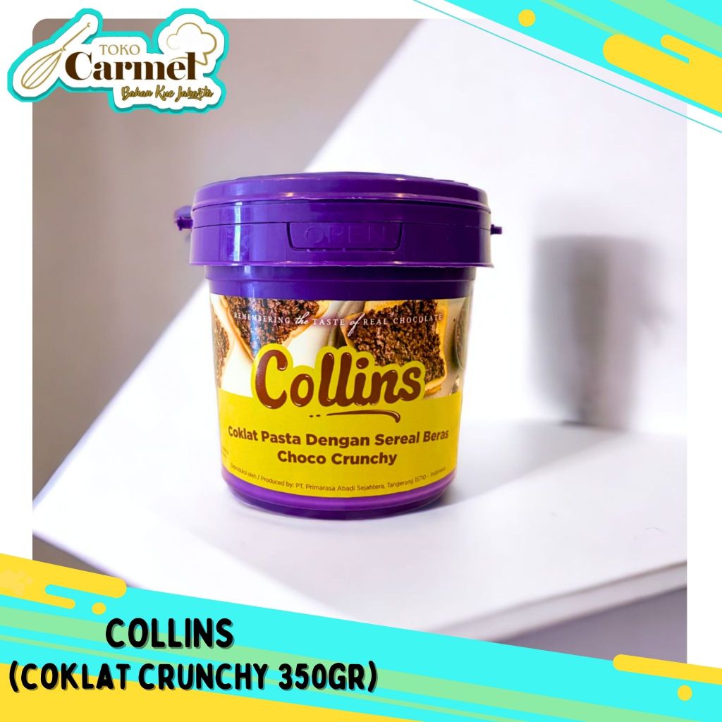 Jual JAKARTA - COLLINS COKLAT CRUNCHY 350 gr | Shopee Indonesia