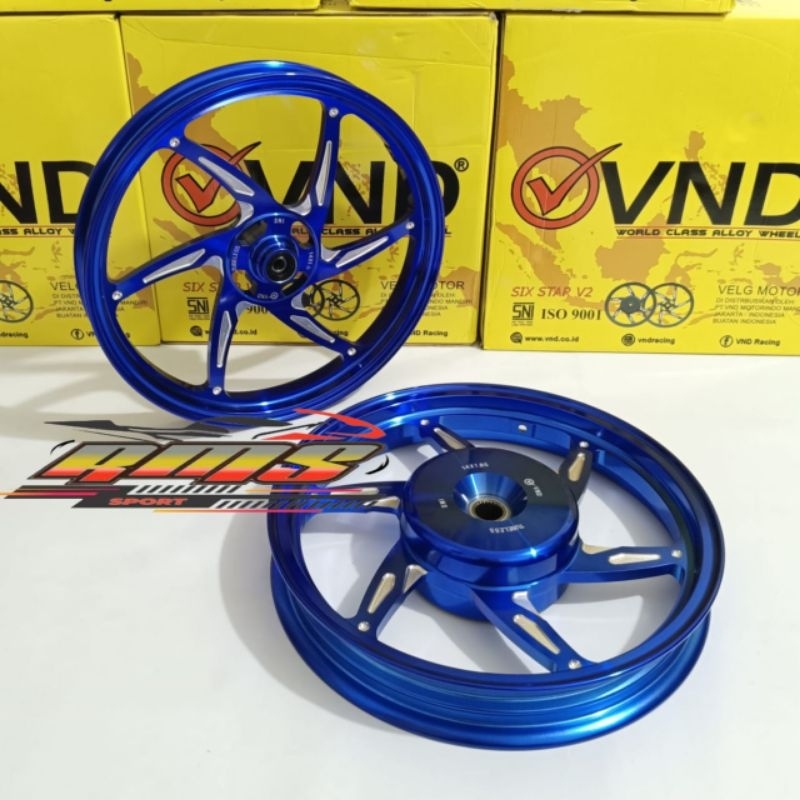 Jual VELG VND SIX STAR V2 BEAT SCOOPY VARIO110 GENIO SPACY VARIO 125 VARIO 150 VARIO 160 CBS MIO ...