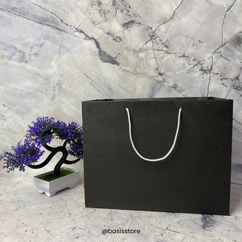 Jual Paper Bag polos 31x22x25 Paper Bag Kado Custom Wedding Tas ...