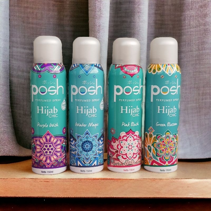 Jual Posh Perfumed Spray Hijab Chic 150ml | Shopee Indonesia