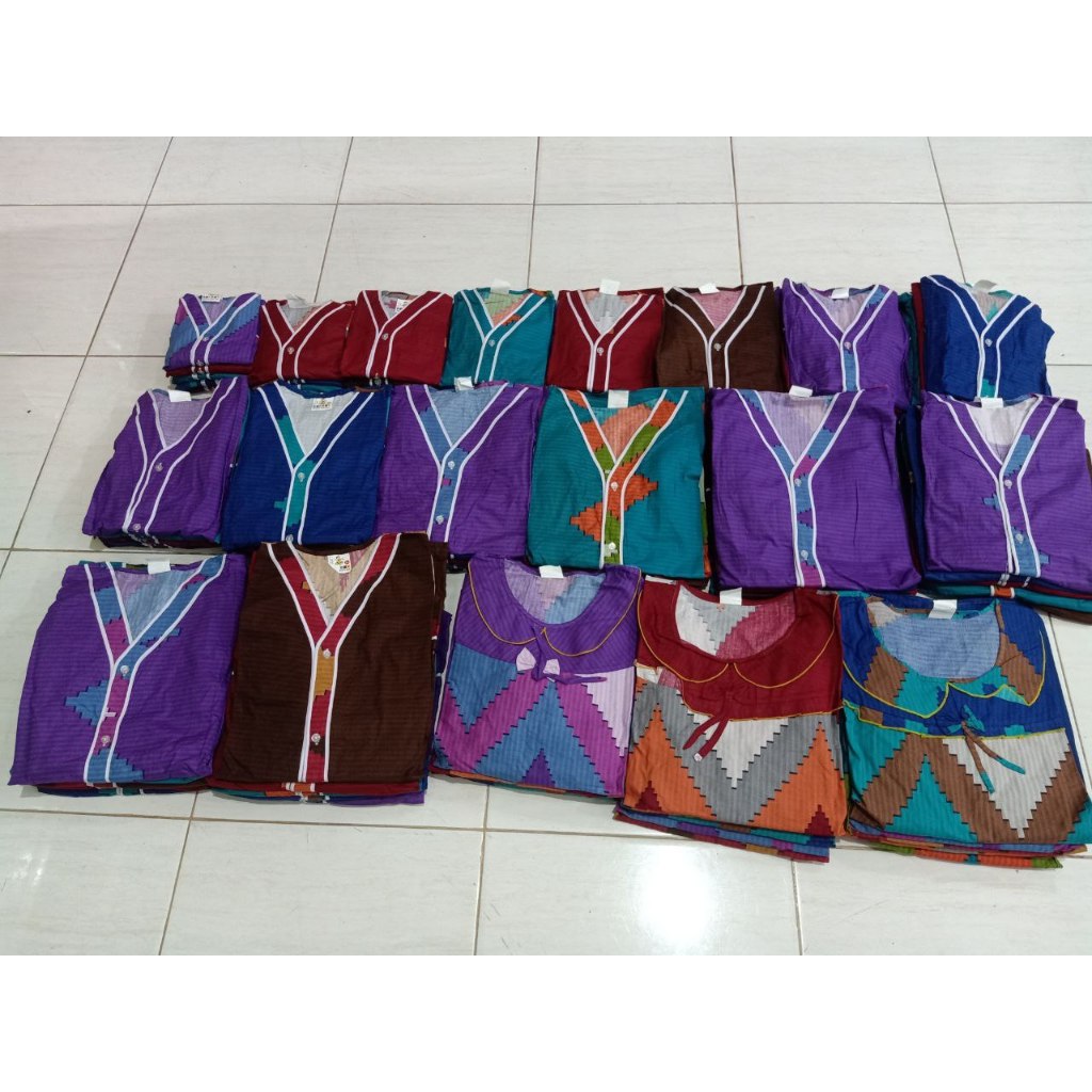 Jual PIAMA T3/4 MOTIF RENDOM BATIK KHAS BAGAN SIAPI API UK LENGKAP | Shopee Indonesia