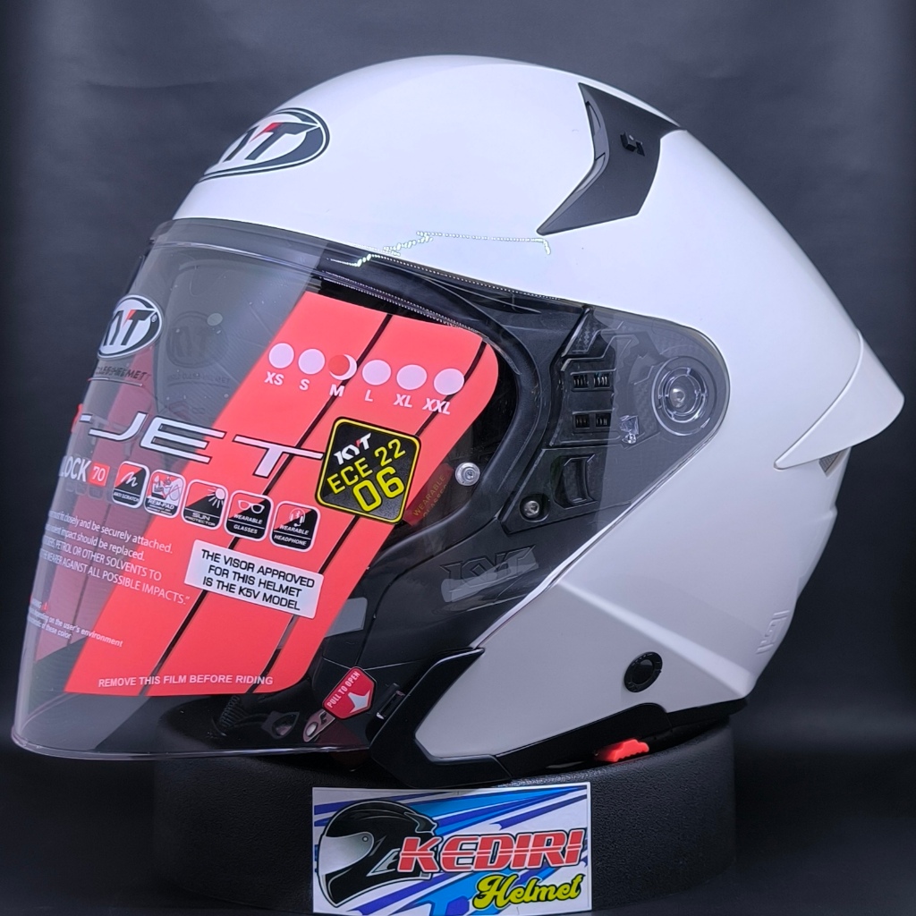Jual Helm KYT TTR JET Solid Polos | Shopee Indonesia