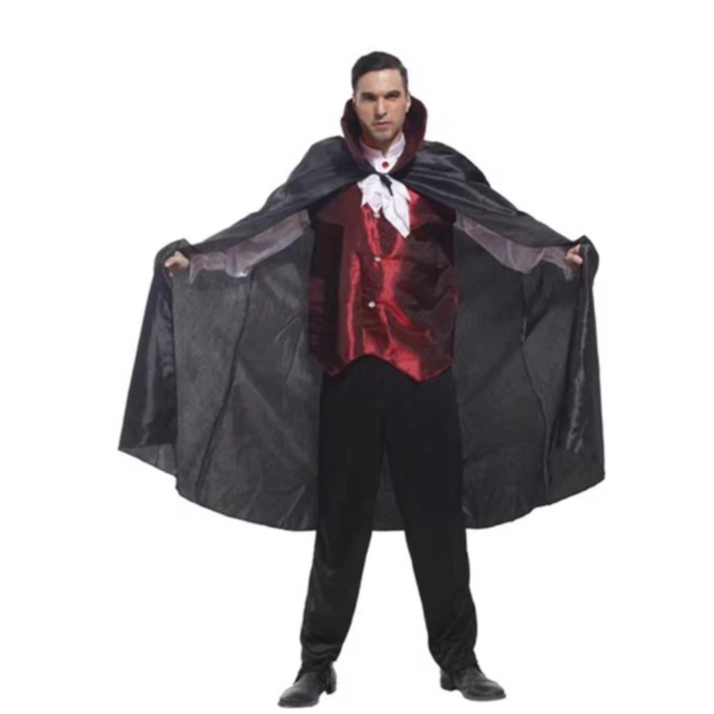 Jual M-0021 | dracula vampire black man adult costume halloween ...