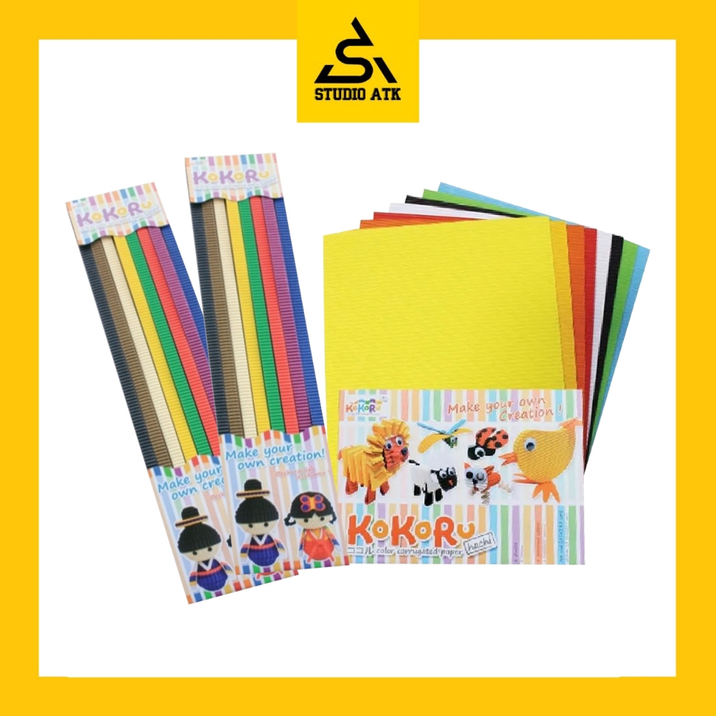 Jual KOKORU ( Color Corrugated Paper ) | Shopee Indonesia