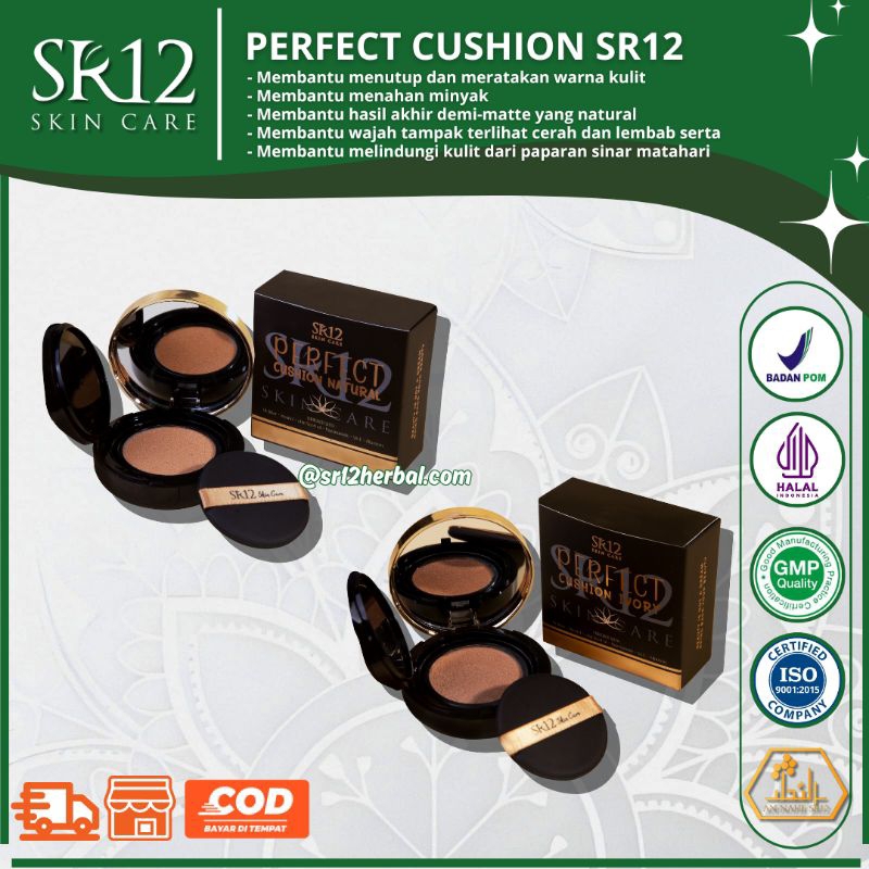 Jual Perfect Cushion SR12 / Bedak Cushion / Cushion ivory / Cushion ...
