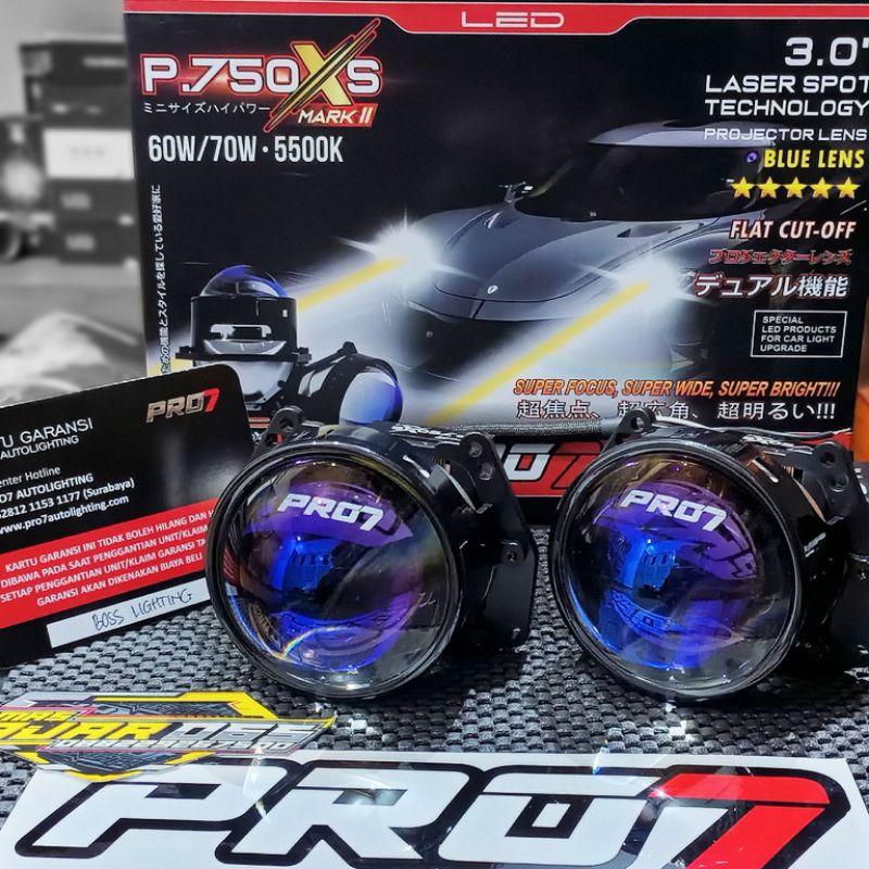 Jual PRO7 P750XS MARK 2 PROJECTOR BILED PRO7 LASER 70 WAT BLUE LENS ...