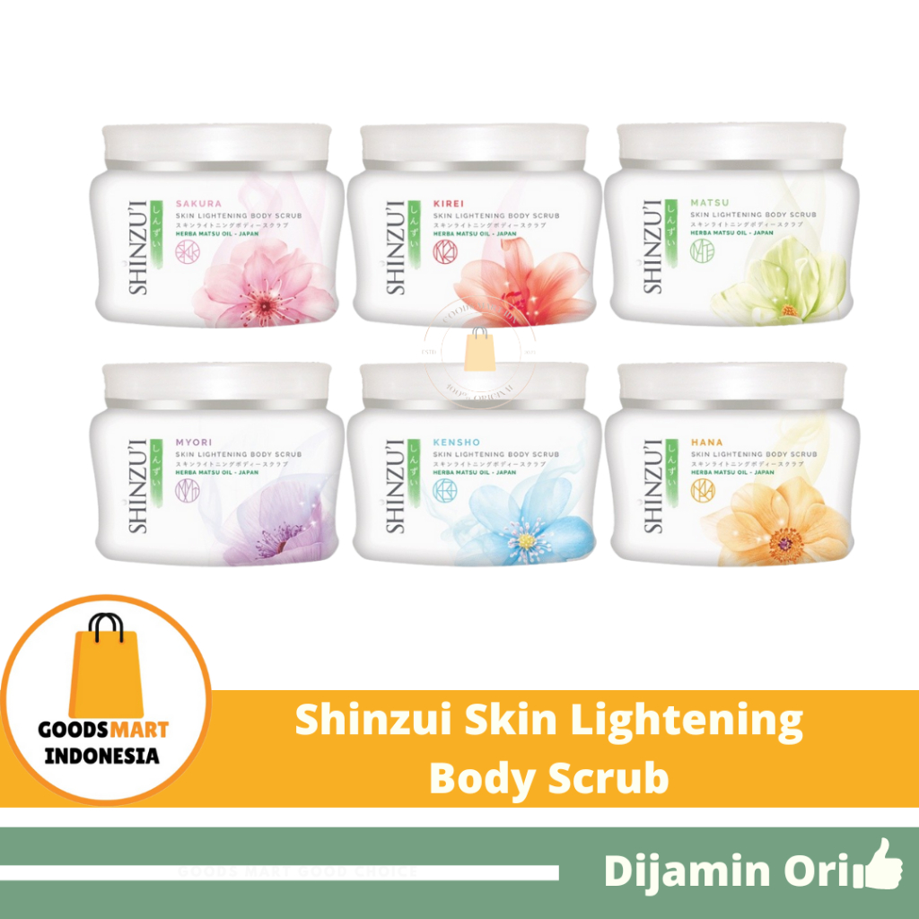 Jual Shinzui Skin Lightening Body Scrub Series | Lulur Badan Shinzu'i ...