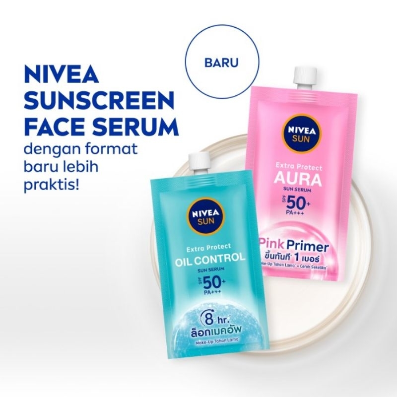 Jual NIVEA SUNSCREEN SERUM SACHET SPF 50+ PA+++7ml | SUNBLOCK ...