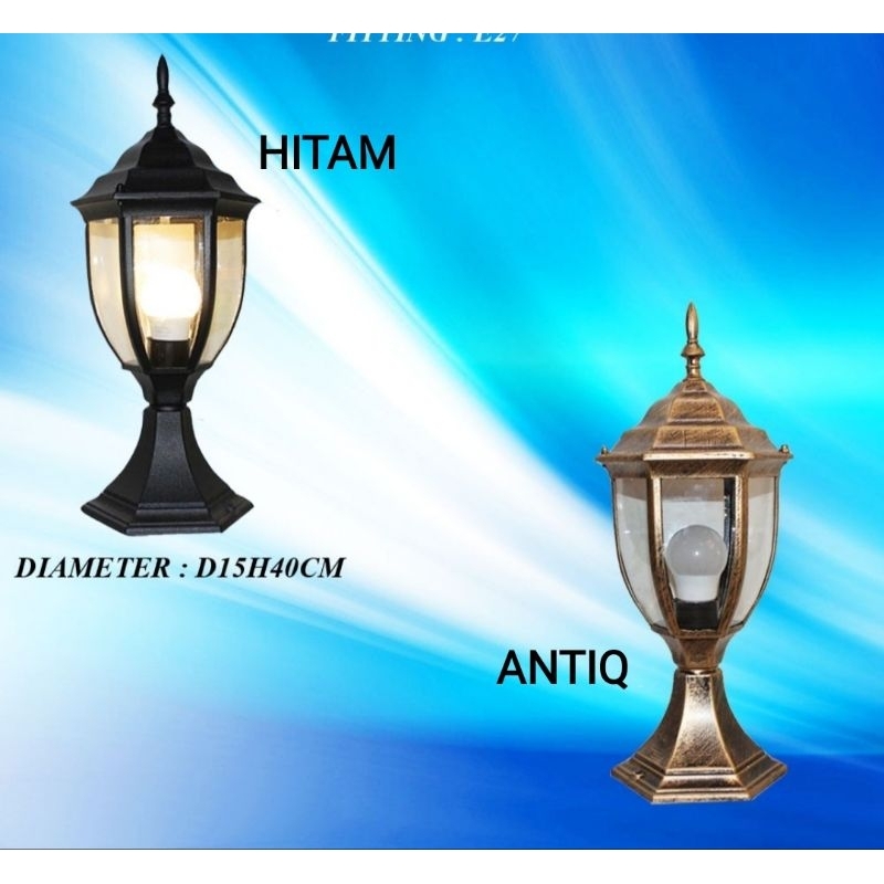 Jual Lampu pilar klasik lampu penerangan outdoor 2018/A | Shopee Indonesia