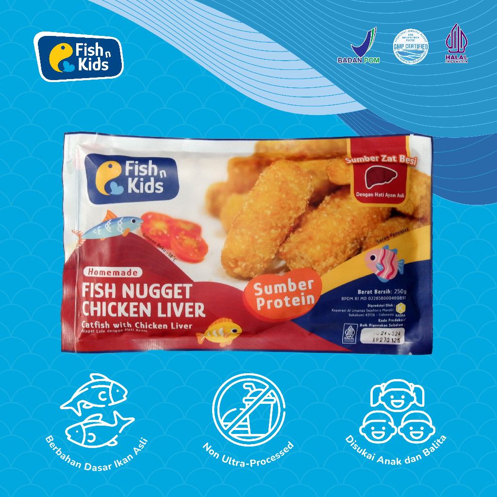 Jual Nugget Homemade MPASI Ikan Lele + Ati Ayam 250 gram/ Frozen Food ...