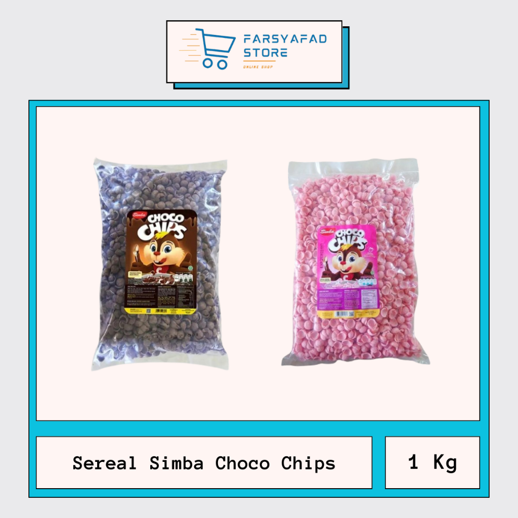 Jual Sereal Simba Choco Chips Ukuran 1 kg Kemasan Rasa Coklat Dan ...