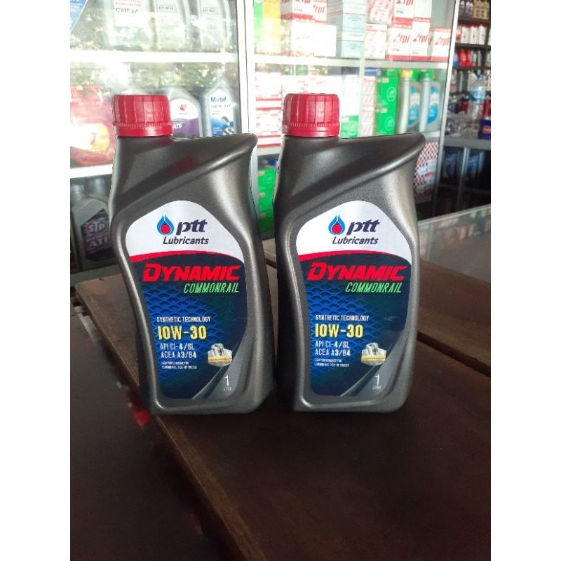 Jual PTT Dynamic Commonrail 10w30 Kemasan 1L Original | Shopee Indonesia