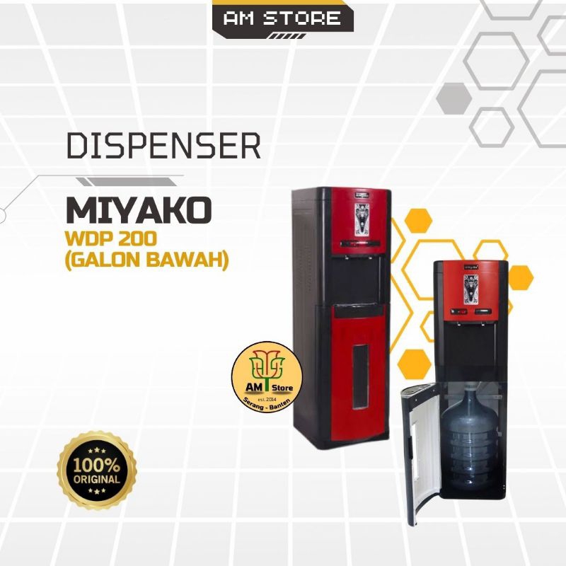 Jual Dispenser Miyako WDP 200 (Galon Bawah) | Shopee Indonesia