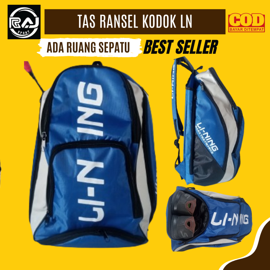 Jual Tas Raket Ransel Badminton LN Bulutangkis Terbaru | Shopee Indonesia