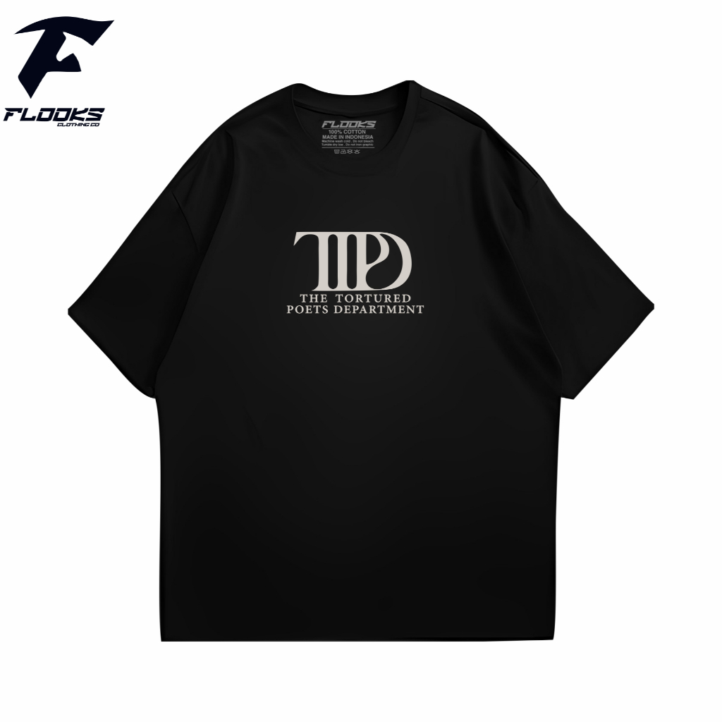 Jual Flooks Tshirt Taylor Swift The Tortured Poets Department TTPD Logo ...