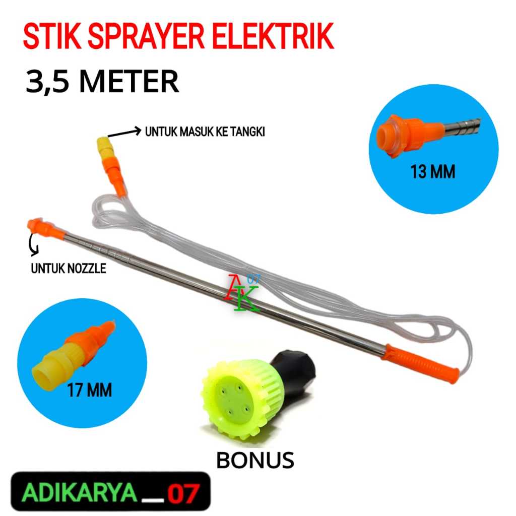 Jual Stik Teleskopik 3.5 Meter Sprayer Elektrik Stik Sprayer Elektrik ...