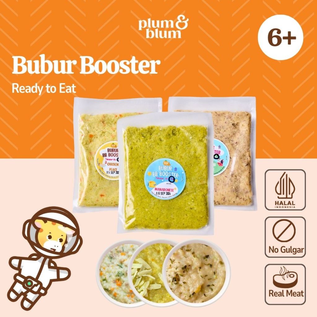Jual Plum & Blum Bubur Bayi BB Booster Mpasi Frozen Siap santap - 1 ...