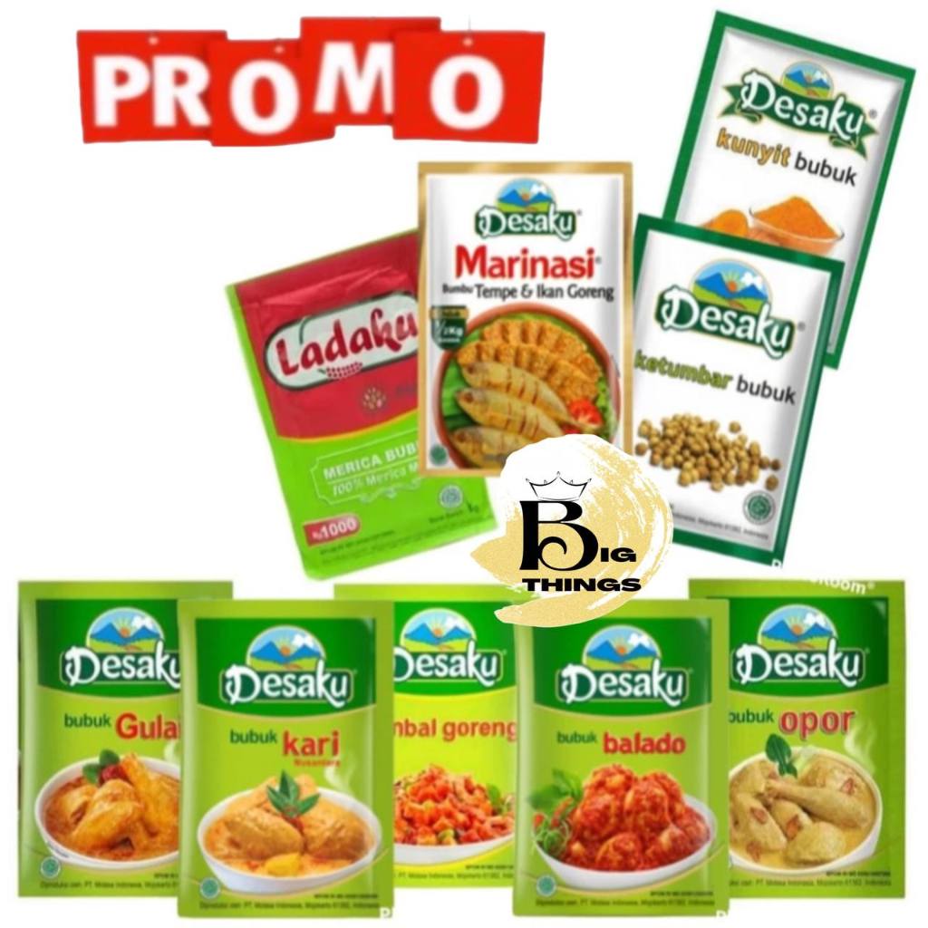 Jual Desaku Bubuk Balado Bumbu Masak Dapur Instan Balado Gulai Kari ...