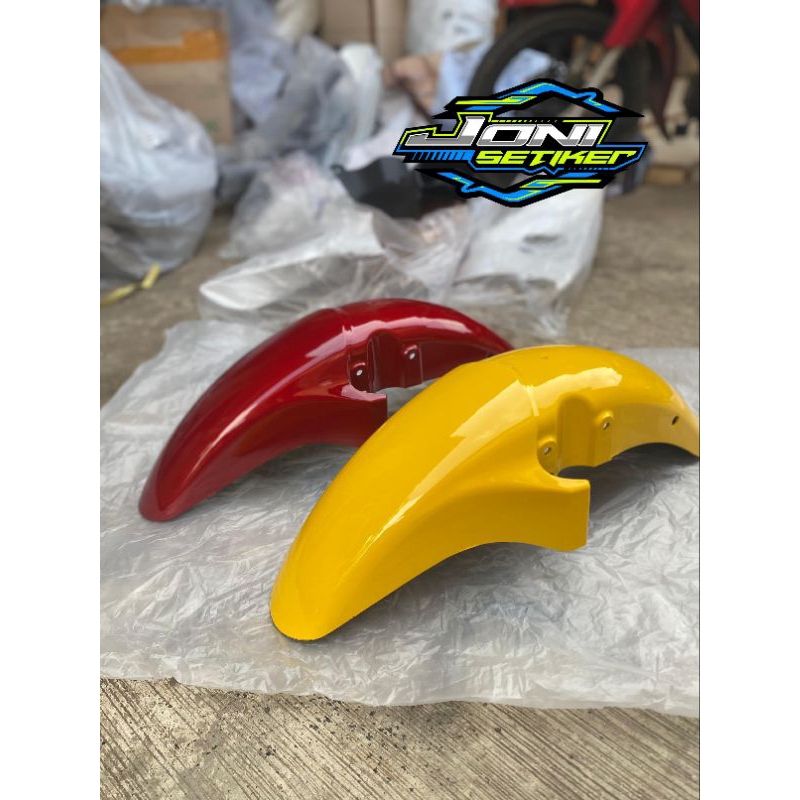 Jual Sepakbor depan Megapro Primus warna Kuning ,merah | Shopee Indonesia