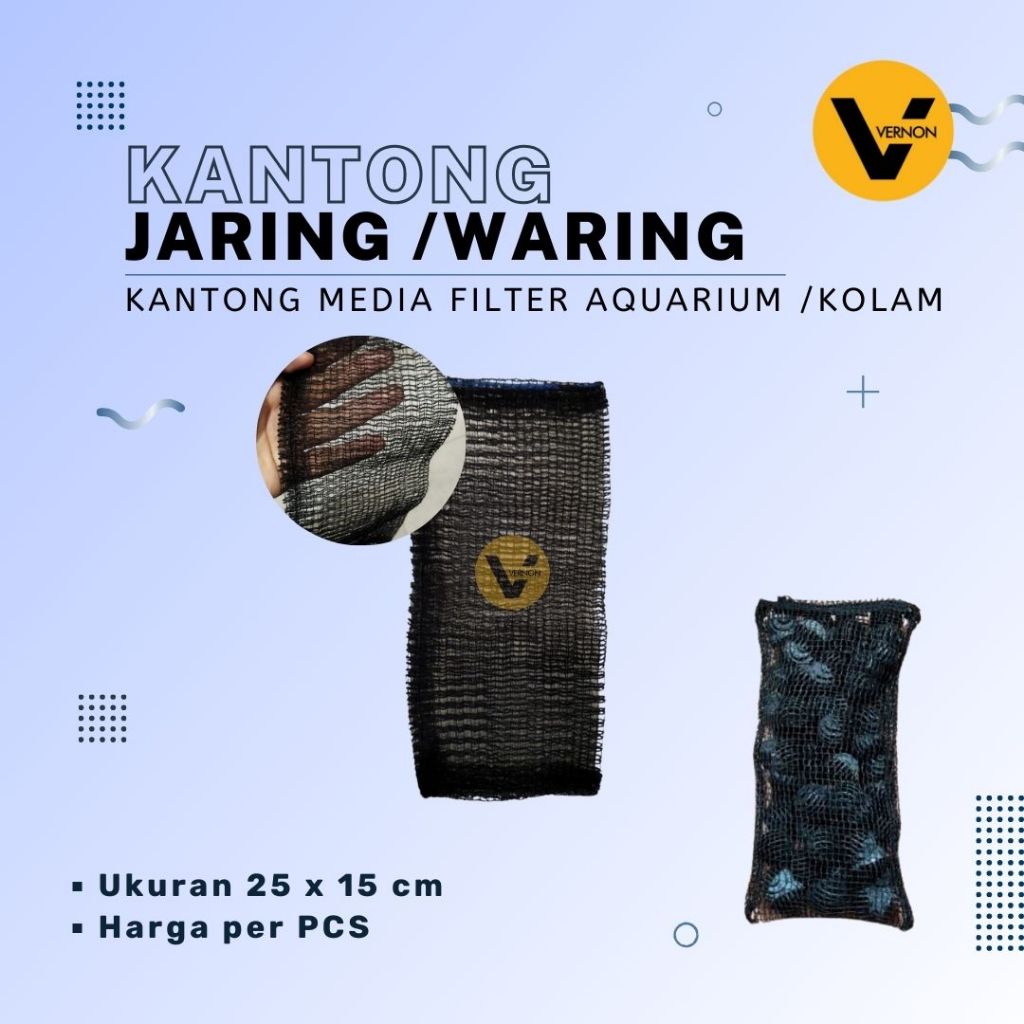 Jual Kantong Jaring / Waring Media FIlter Mesh Bag Filter Aquarium ...