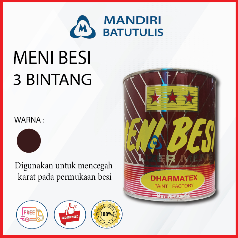 Jual Loodmenie - Meni Menie Besi Cap Bintang - Cat Dasar Besi - Cat ...