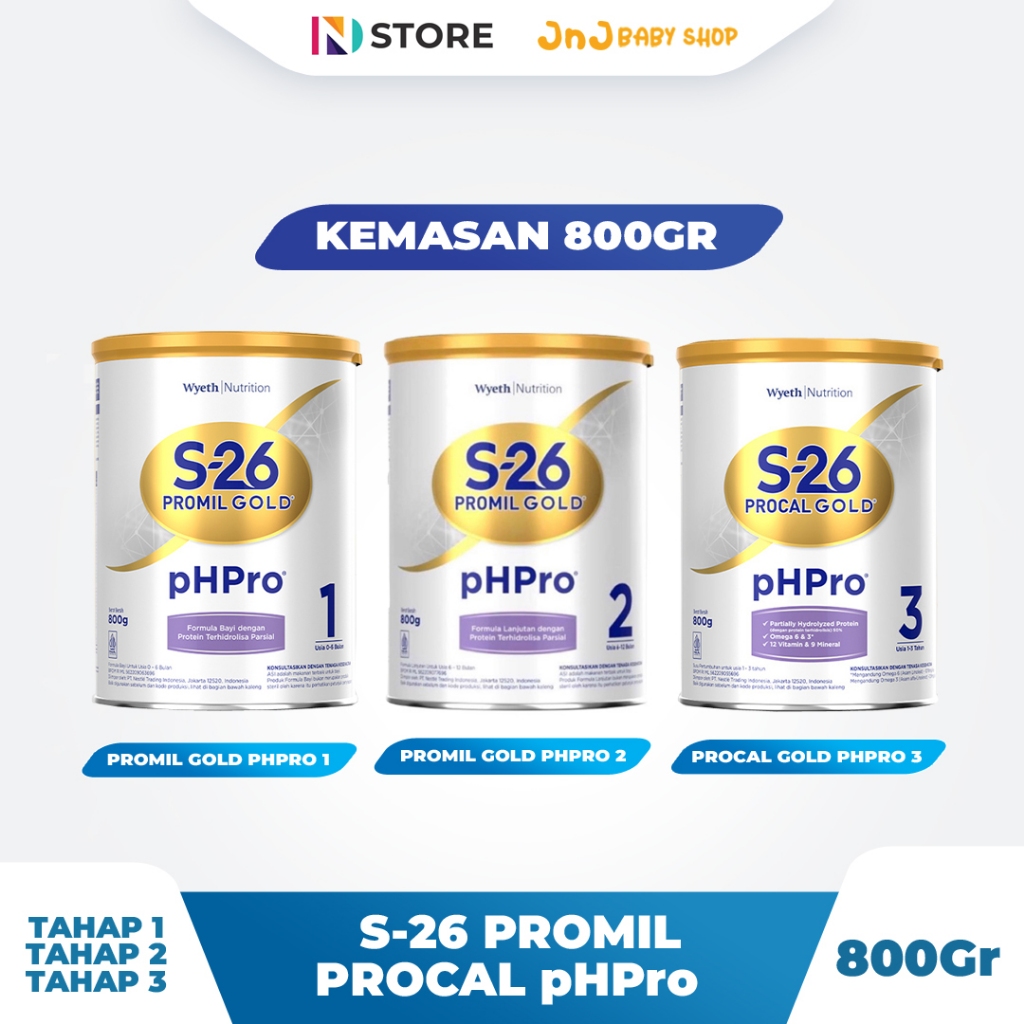 Jual S-26 Promil Gold pHPro Tahap 1/ Promil Gold pHPro Tahap 2/Procal ...