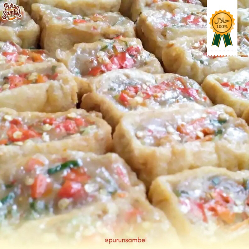 Jual Purun Sambel Tahu Bakso Isi Cabe Isi 10 Halal Tahu Baso Tahu Baxo ...