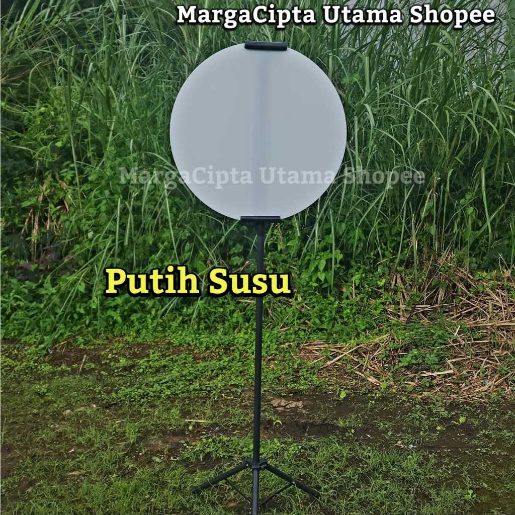 Jual Acrylic 3mm Bulat 60cm Akrilik Frame Bingkai Papan Ucapan Bunga ...