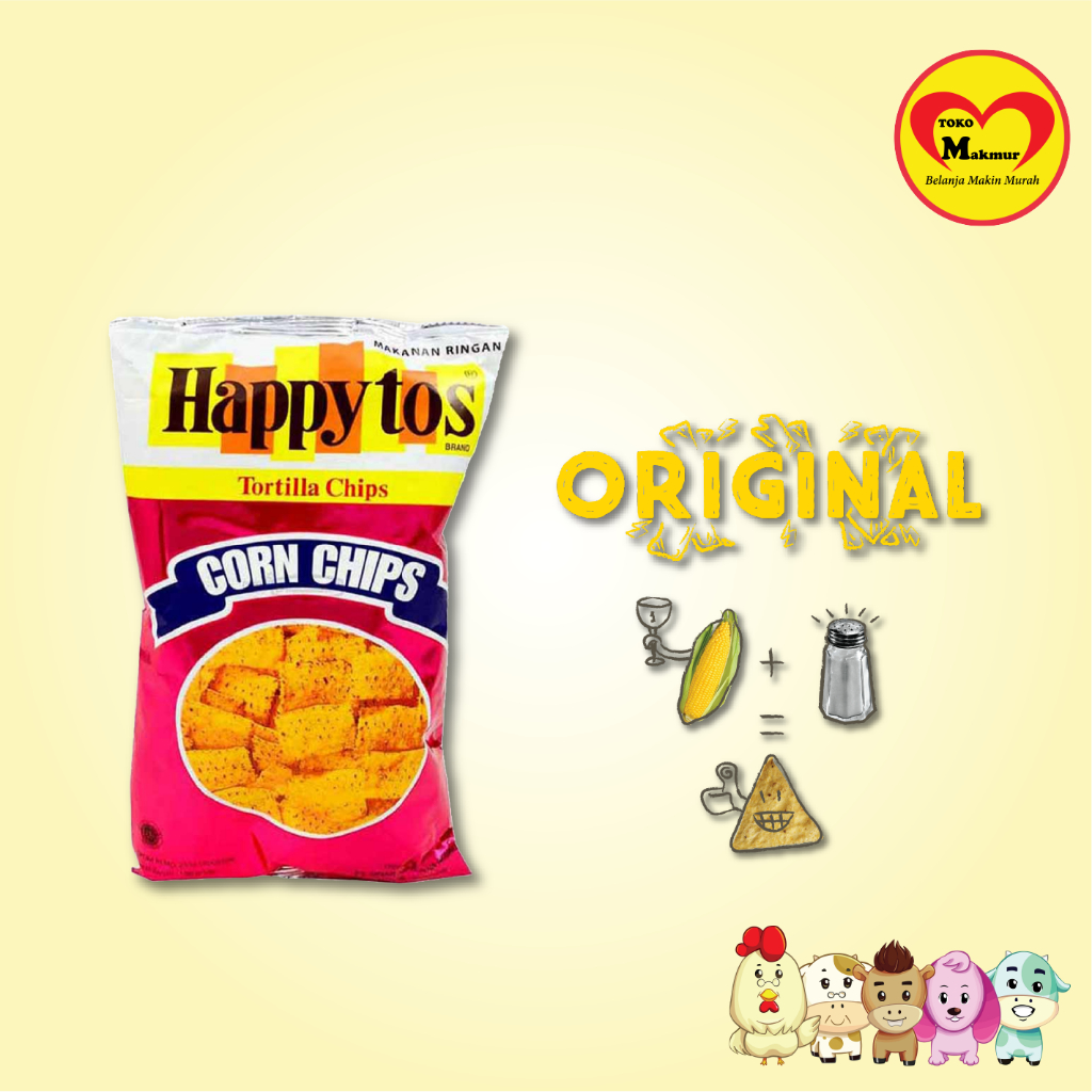Jual Happytos Corn Chips 160gr ( Khusus Grab / Gojek Surabaya) / Toko ...