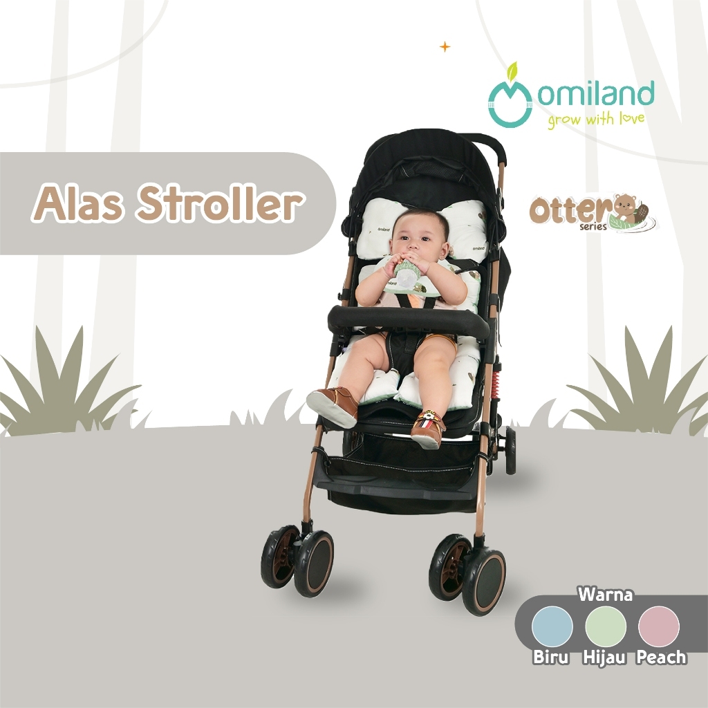 Jual Omiland Alas Stroller Dan Bantal Dot Fox Series / Otter Series ...