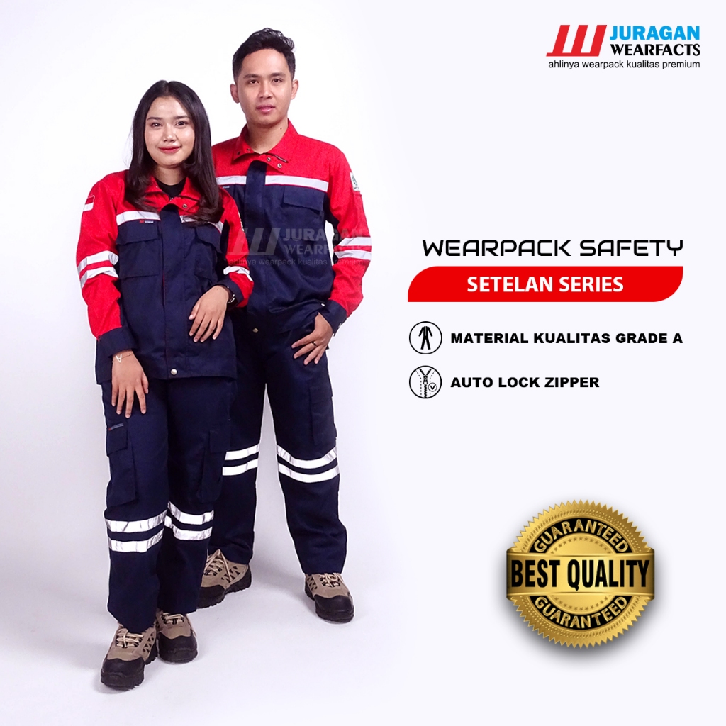 Jual Juragan Wearfacts - Wearpack Safety Setelan Atasan Warna Merah ...