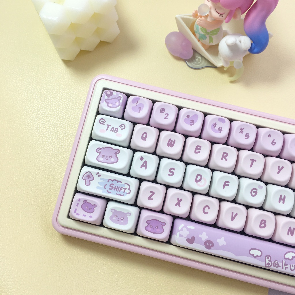 Jual ZIFRIEND Baku Keycaps PBT Dye-sublimated MOA Height 95 Keys ...