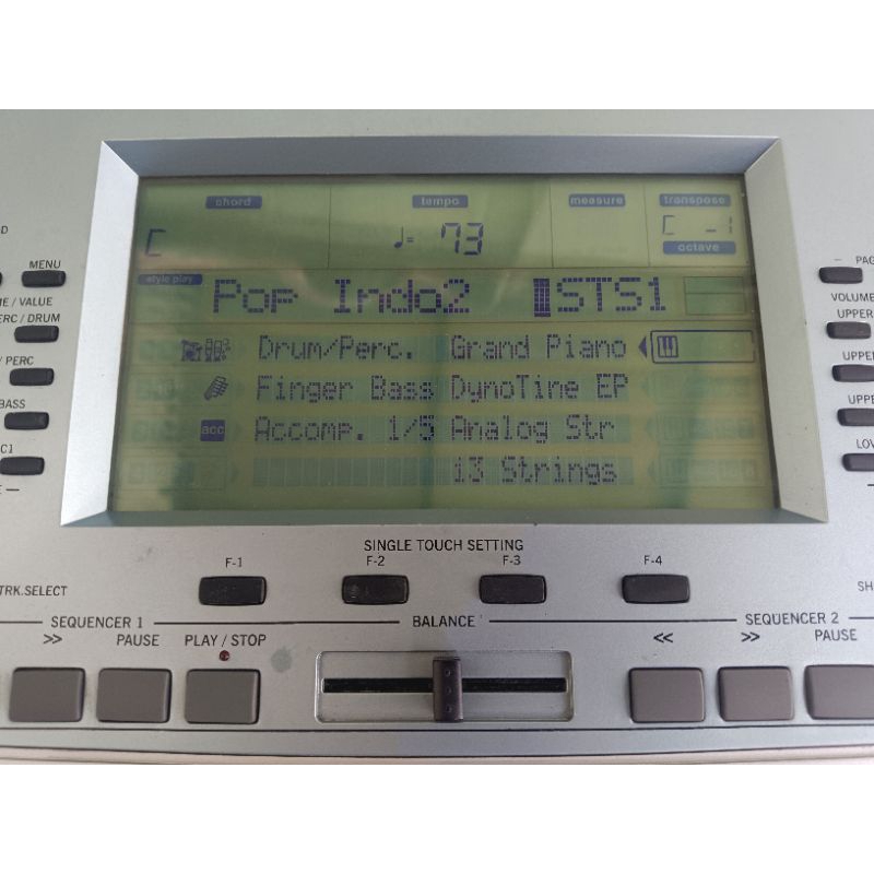 Jual LCD KEYBOARD KORG PA 50 Disket Cabutan,, kondisi 100% normal dan ...