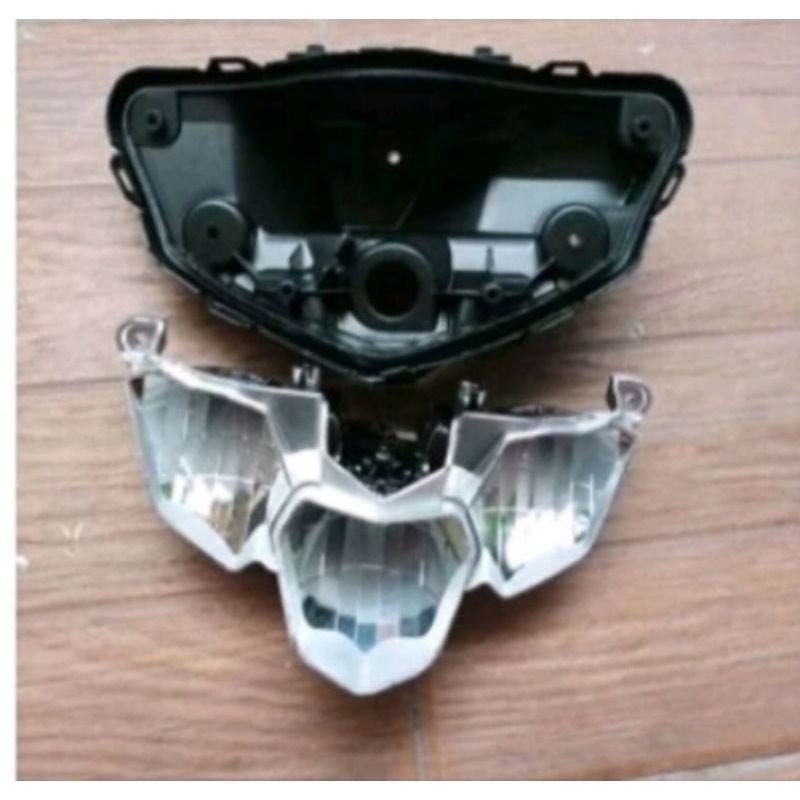 Jual kaca mika reflektor frame lampu depan MX king new | Shopee Indonesia