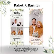 Jual X BANNER WEDDING ENGAGEMENT TASYAKURAN SYUKURAN DLL | Shopee Indonesia