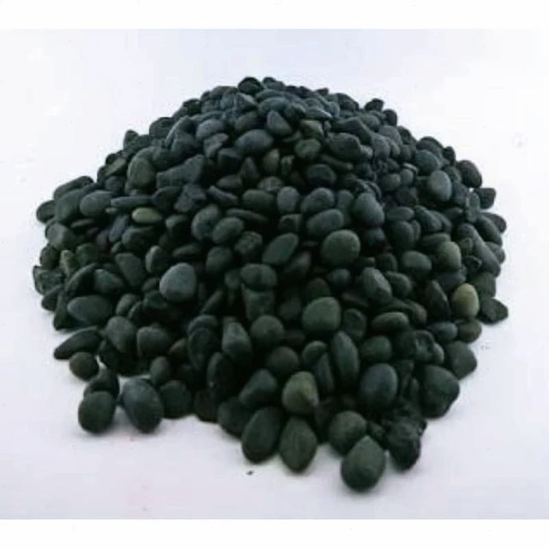 Jual Batu Koral hitam kemasan 500 gram / Batu hitam / Batu hias taman ...